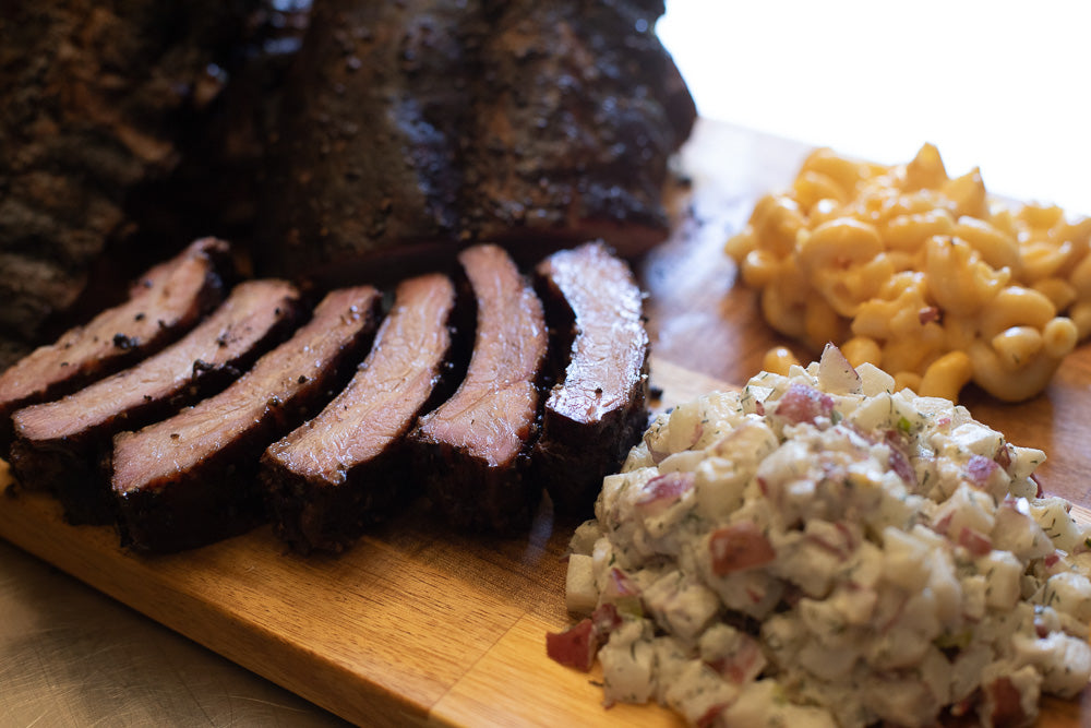 Rib Plate - 1 lb ribs / 2 sides – one90 Smoked Meats
